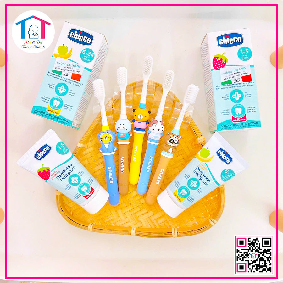 Bàn chảy đánh răng cho bé